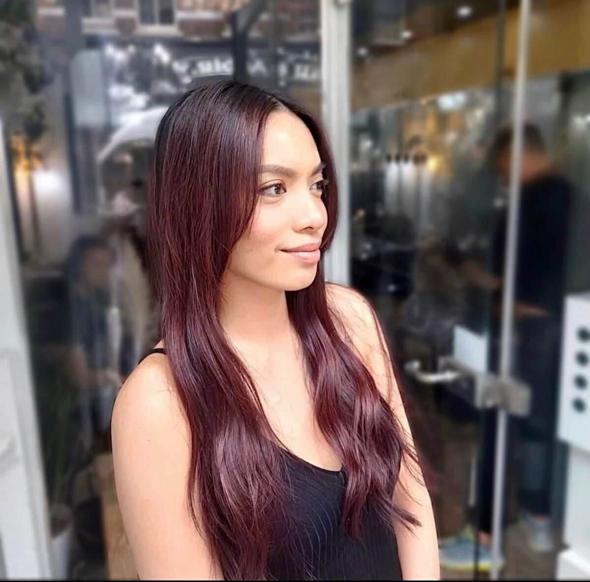 Half Head Foils on Brown Hair - Gusto Hair