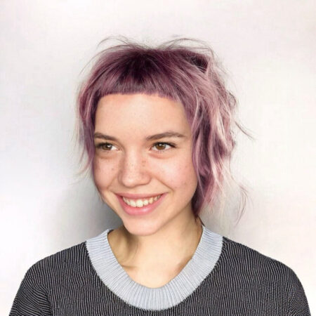 The Micro Fringe, 2024’s Explosive Hair Trend - Gusto Hair
