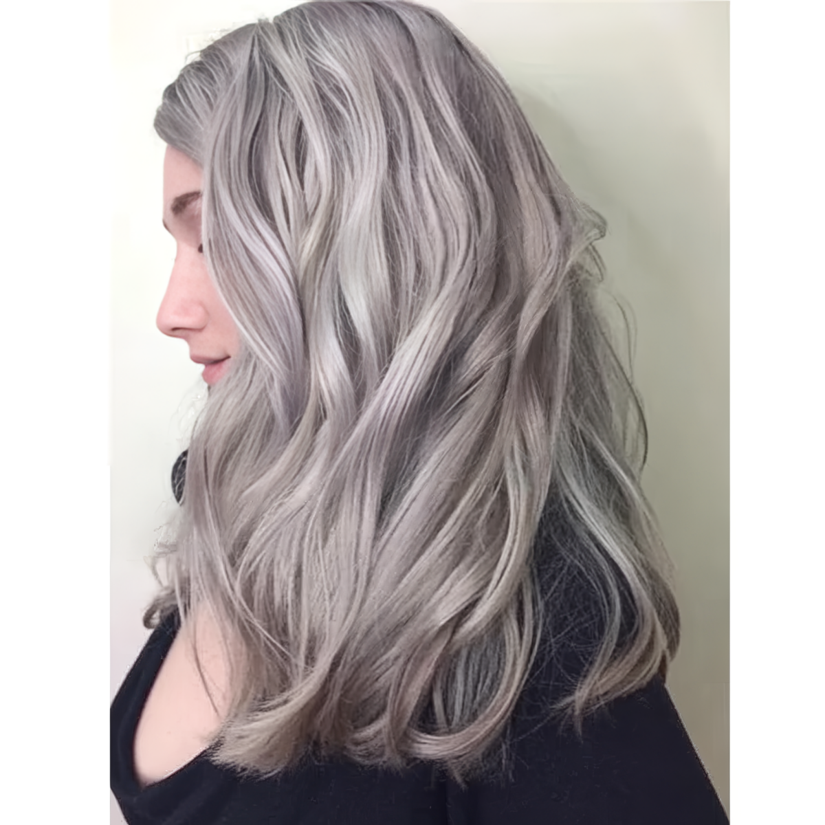 Smokey Silver and Metallic Grey Hair - Gusto Hair